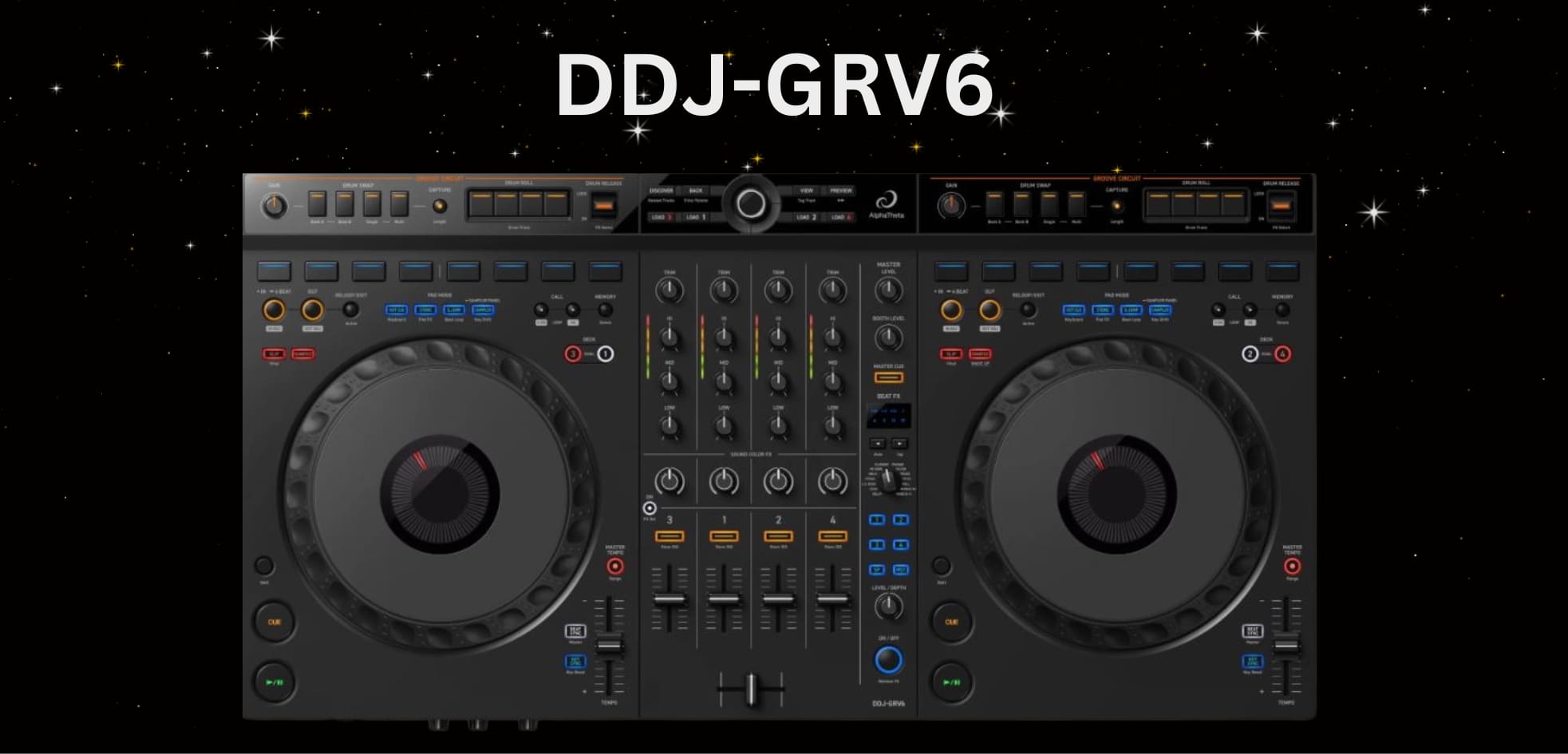 DDJ-GRV6: Alpha Theta's New Powerhouse DJ Controller