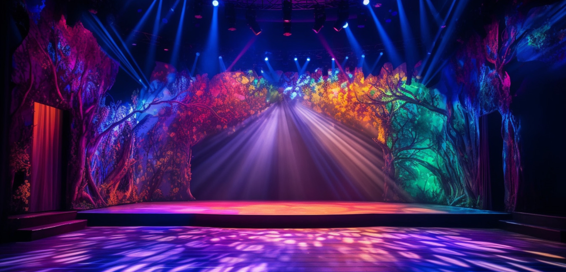 Painting Worlds Stage Drops Shape the Magic of Live Performance